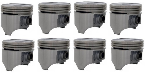 SEALED POWER 1968-1971 Dodge Plymouth 340 Cast Flat Top Pistons Set/8 ...