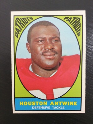 1967 Topps FB #7 Houston Antwine a Patriots MINT razor sharp | eBay