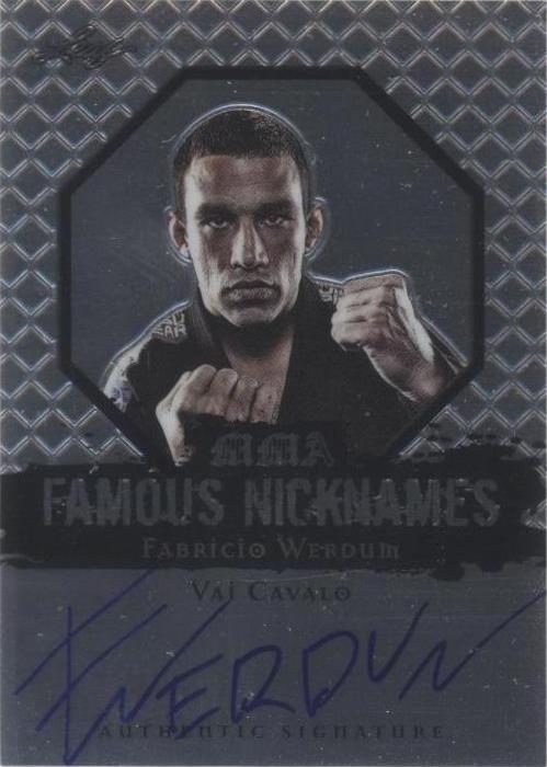 2011 Leaf Metal MMA - Famous Nicknames Fabricio Werdum #FN-FW-1 (AU ...