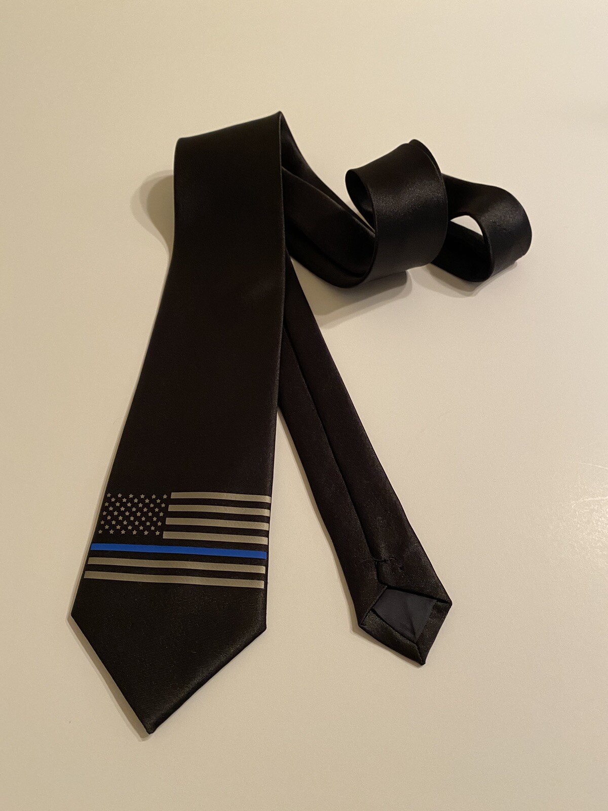 6 Police Neckties, American Flag, Thin Blue Line, New, Very Cool ...