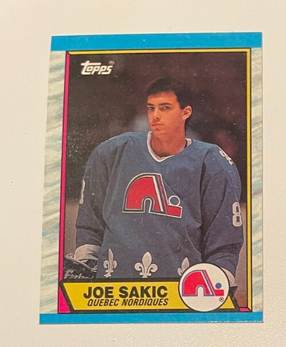 1989/90 Topps Joe Sakic #113 Rookie Quebec Nordiques Colorado Avalanche ...