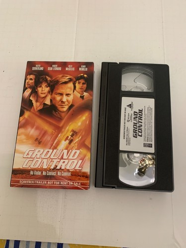 1998 Ground Control Promotional Screening VHS Video Tape Kiefer Sutherland | eBay