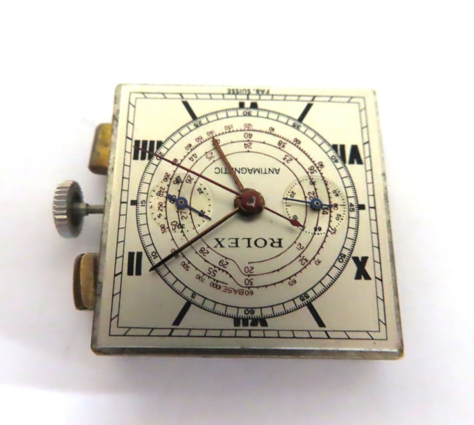 ROLEX VINTAGE CHRONOGRAPH MOVEMENT REF 3529-3830 WITH DIAL AND HANDS ...