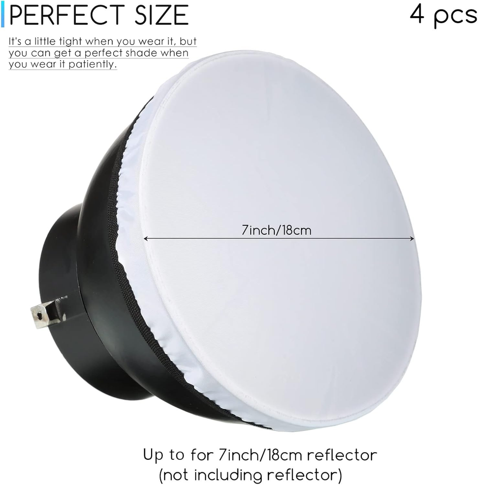 4 Pieces Diffuser Lamp Sock Soft Cover 7 Inches/ 18 Cm Standard Cloth ...