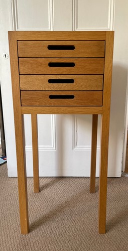 Heal's side table with 4 drawers. Excellent condition. | eBay