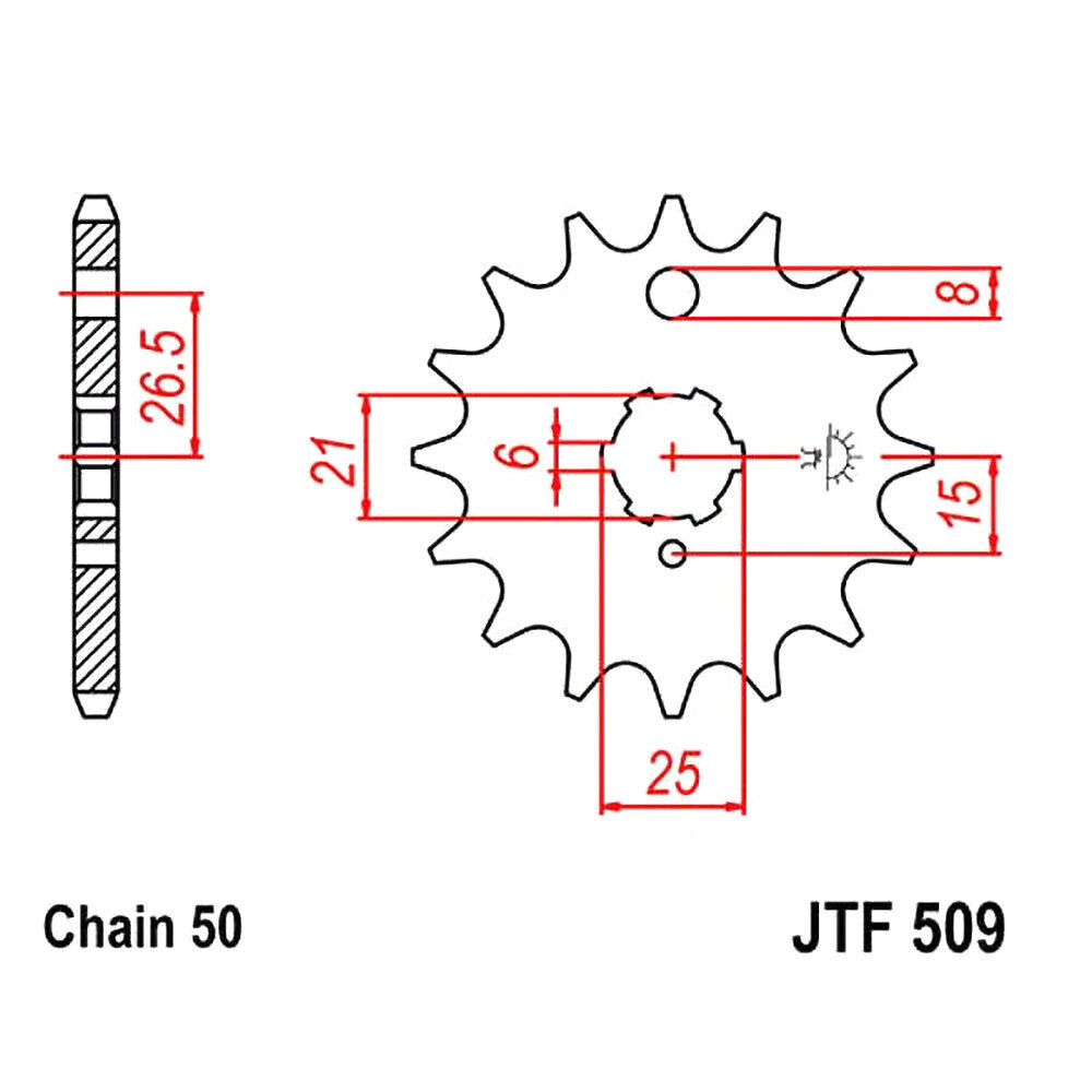 Chain JT 530X1R Sprocket 15 45 Sterling For Kawasaki 440 Ltd KZ440A1/5 ...