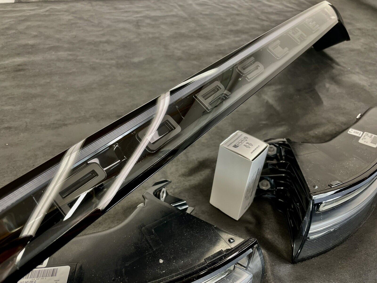 NEW Original Porsche Cayenne 9Y0 LED REAR LIGHTS GTS SET BLACK ...