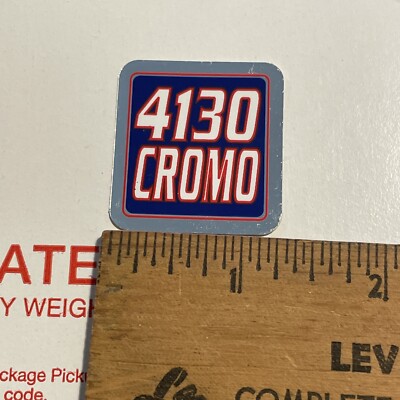 NOS ROBINSON BMX 4130 CROMO bike decal sticker FRAME | eBay