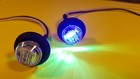 2 PACK Premium Quality BLUE LED Marker Light - 12v DC - with runner ...