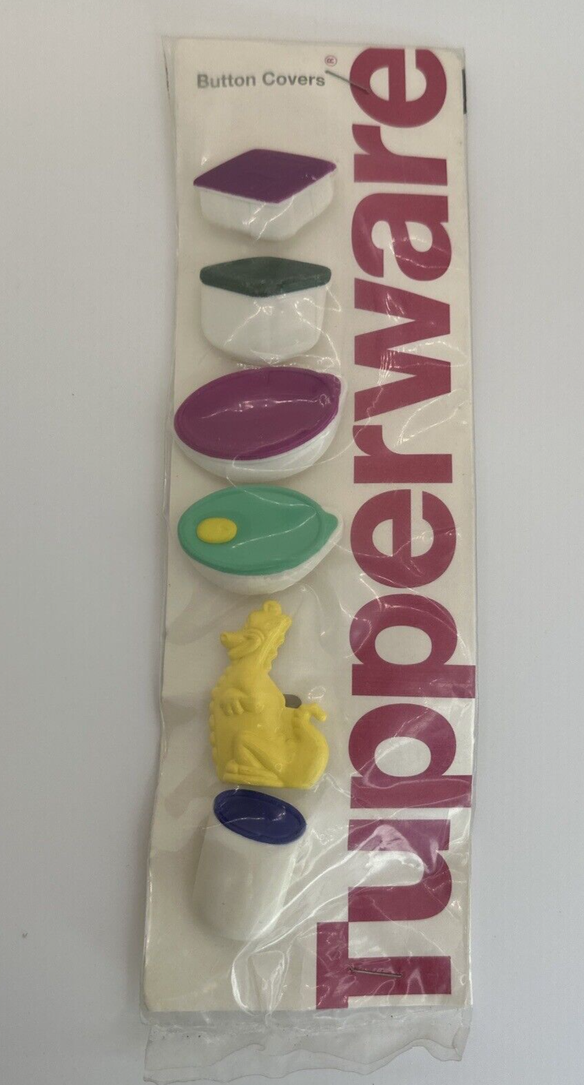 TUPPERWARE Button Covers Set of 6 VINTAGE Original Package NIP NOS | eBay