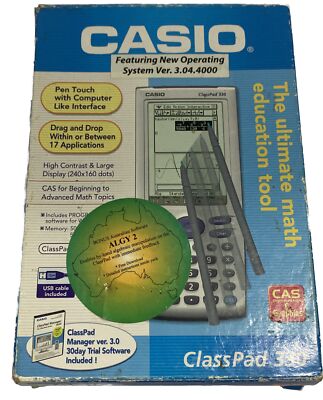 Casio Calculator ClassPad 330-A CAS & Graphics Maths Education Software ...