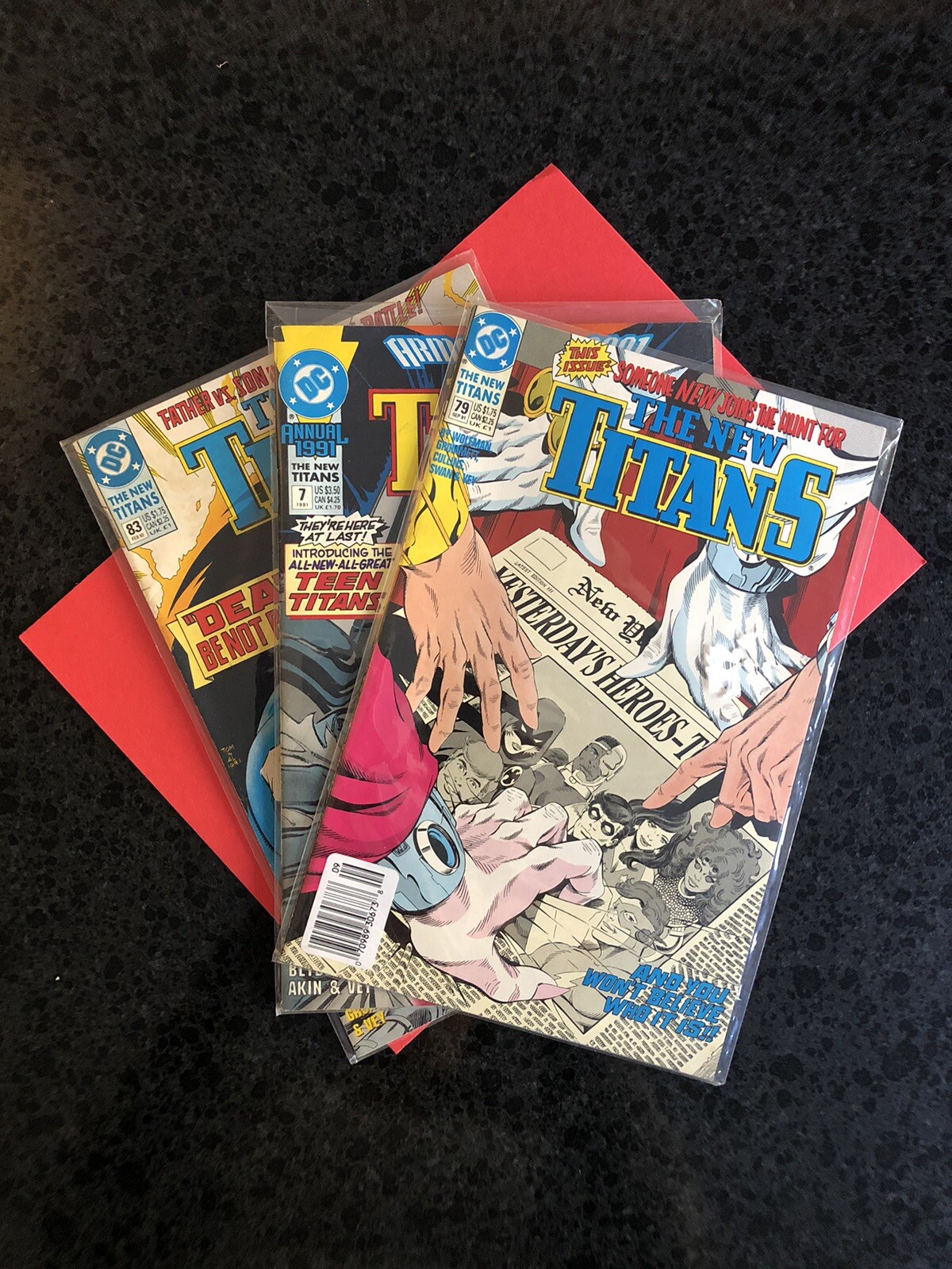 The New Titans Comic Books - Lot of 3 (No. 7, 79, 83). | eBay