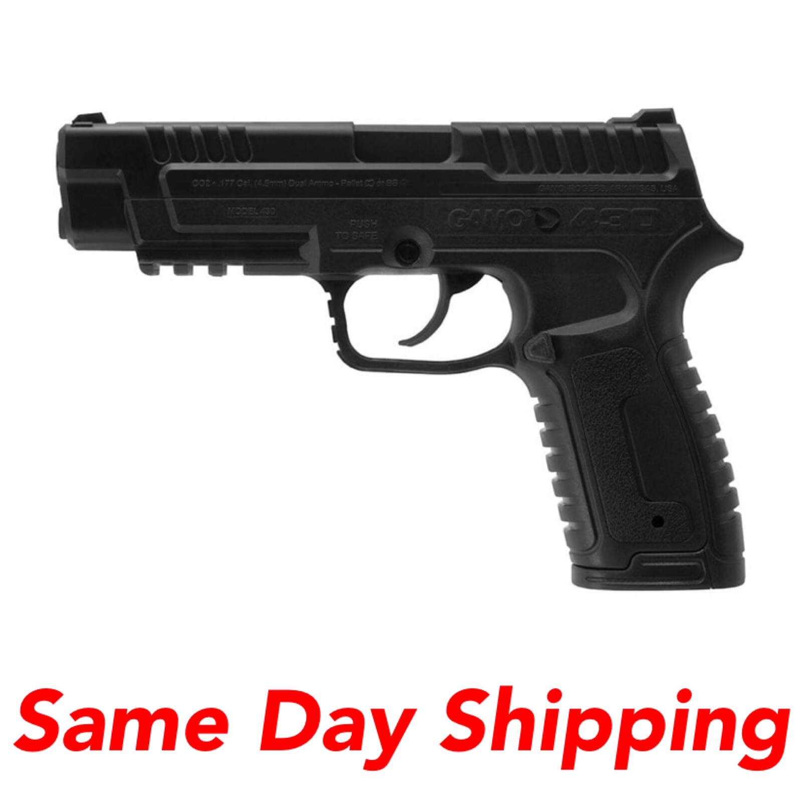 Gamo P-430 CO2 Dual Ammo Air Pistol .177 Caliber BB/Pellet - 611137836 ...