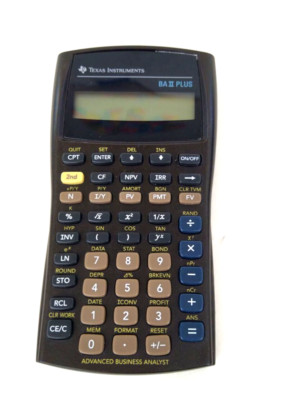 Texas Instruments BA II Plus Calculator Brown Keys Tested | eBay