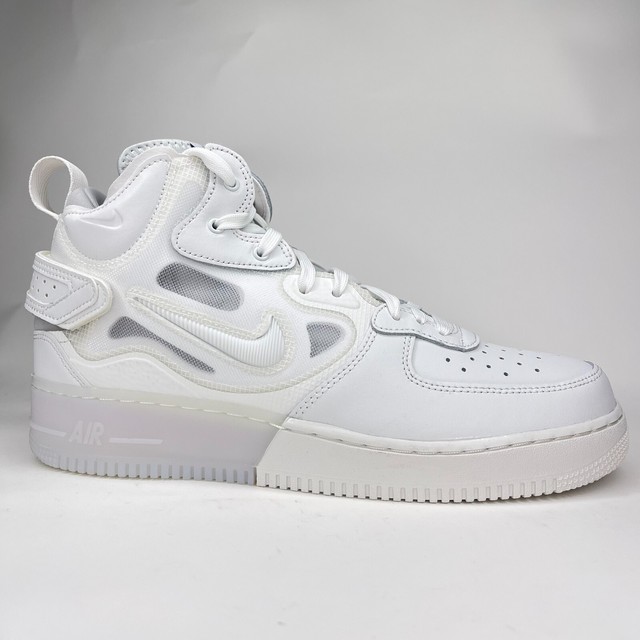Size 10.5 - Nike Air Force 1 Mid React Summit White for sale online | eBay