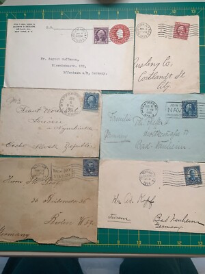 RARE LOT OF 6 VINTAGE/OLD ENVELOPES STAMPS SEE PICTURES | eBay