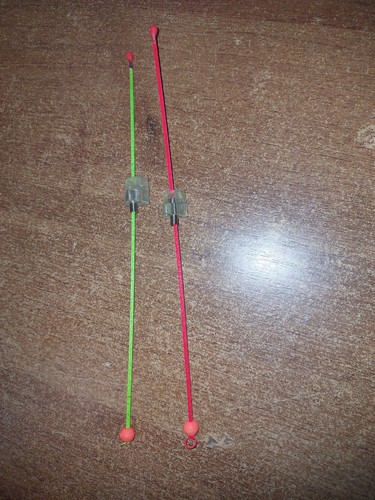 20 Pcs In Lot Ice Fishing Spring Metal Bobbers Indicators Test 0.7-3 ...