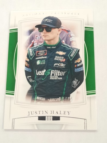 Justin Haley 2020 Panini National Treasures Racing Base /25 | eBay