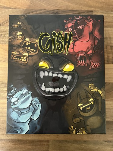 Gish Big Box Edition With Binding Of Isaac Cards Rare | eBay