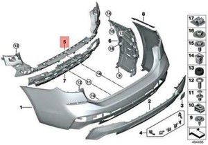 OEM BMW G32 620D 620DX 630D 630DX 630I 640DX GUIDE CENTER REAR ...