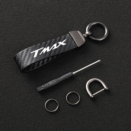 Carbon Motorcycle Key Ring Keychain For Yamaha T MAX 530 Tmax 500 T-MAX ...