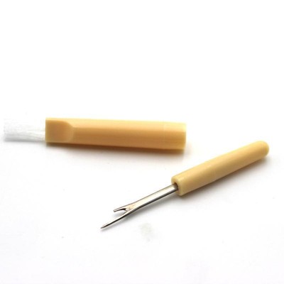 2-in-1 Seam Ripper Manual Brush Thread Unpicker Work Quilter Seamstress ...