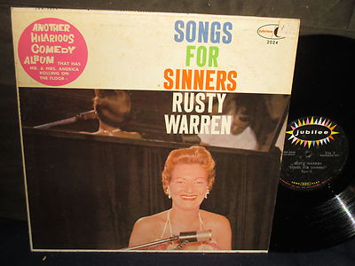 Rusty Warren"Songs For Sinners" LP Part I and Part II | eBay