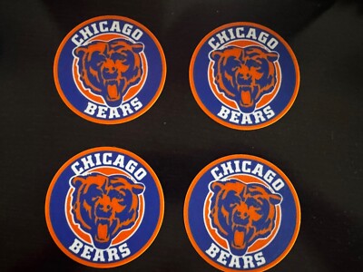 Chicago Bears Coasters Set 3D Printed Set of 4 NFL Football 🏈 | eBay