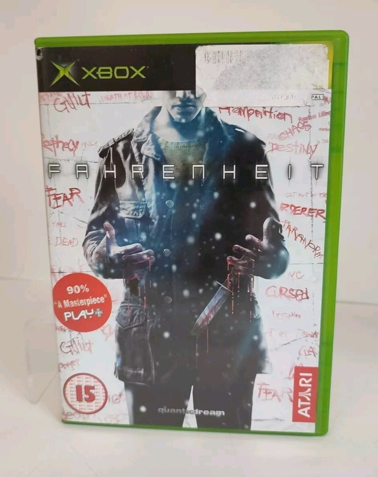 Xbox Fahrenheit Microsoft 2005 Pal Version Atari CIB w/Manual PAL ...