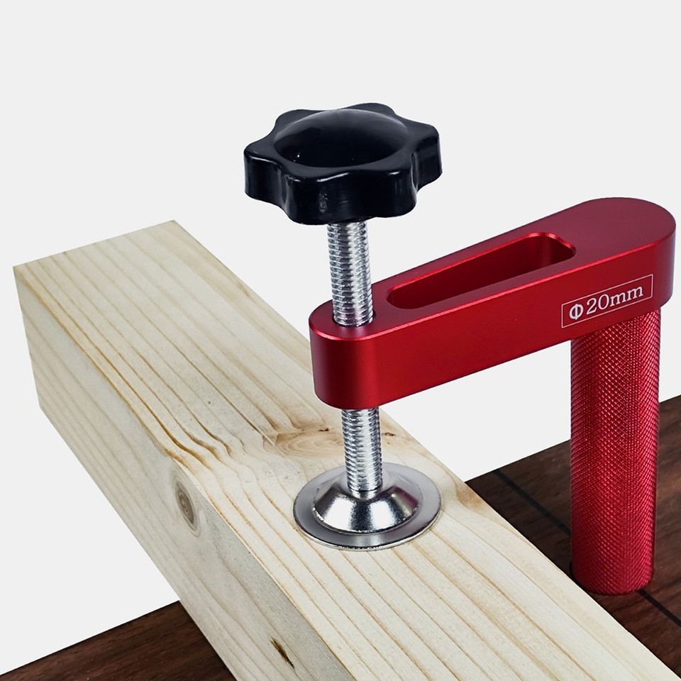 Convenient and Reliable Woodworking Hold Down Clamp Aluminum Bench Stop ...