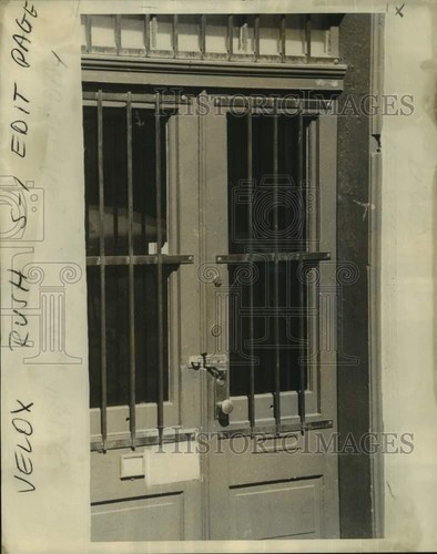 1975 Press Photo Window guards on New Orleans doors and windows ...