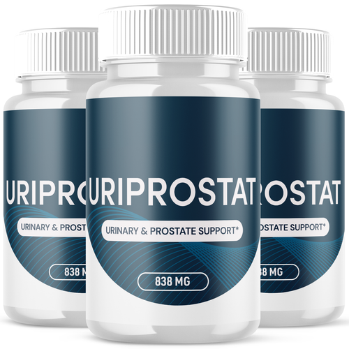 (3 Pack) Uriprostat for Men Prostate Health & Urinary Support ...