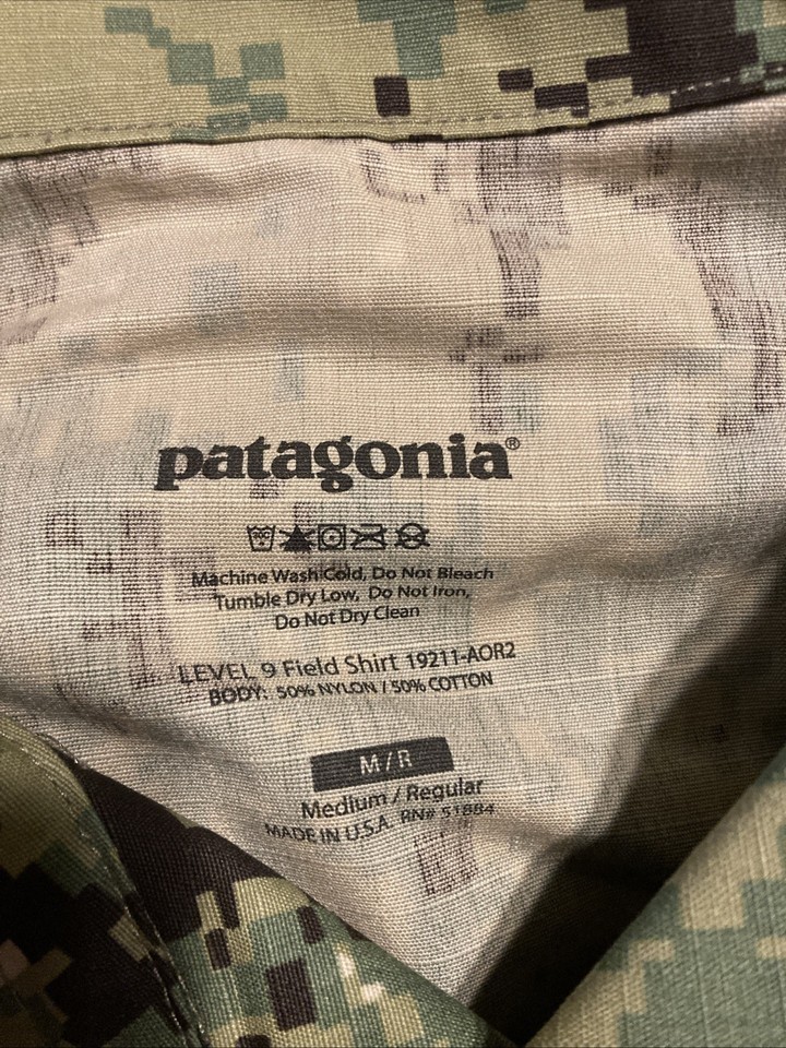 Patagonia PCU Level 9 Field Shirt AOR2 Medium/Regular | eBay