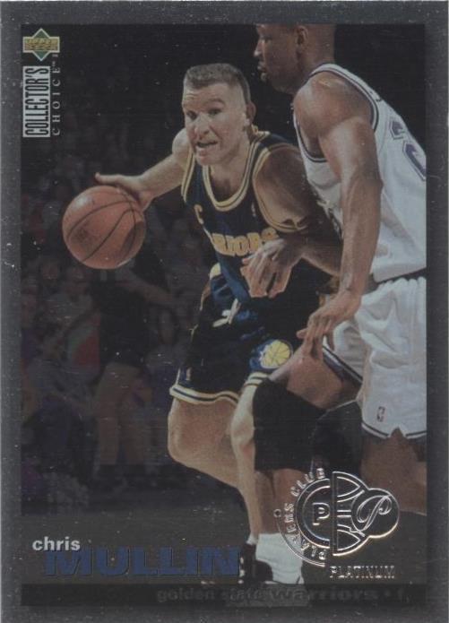 1995-96 Upper Deck Collector's Choice - Chris Mullin #117 Platinum ...