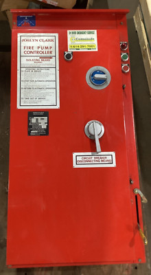 JOSLYN CLARK ELECTRIC FIRE PUMP CONTROLLER C3B174-4J 50HP 460V ...