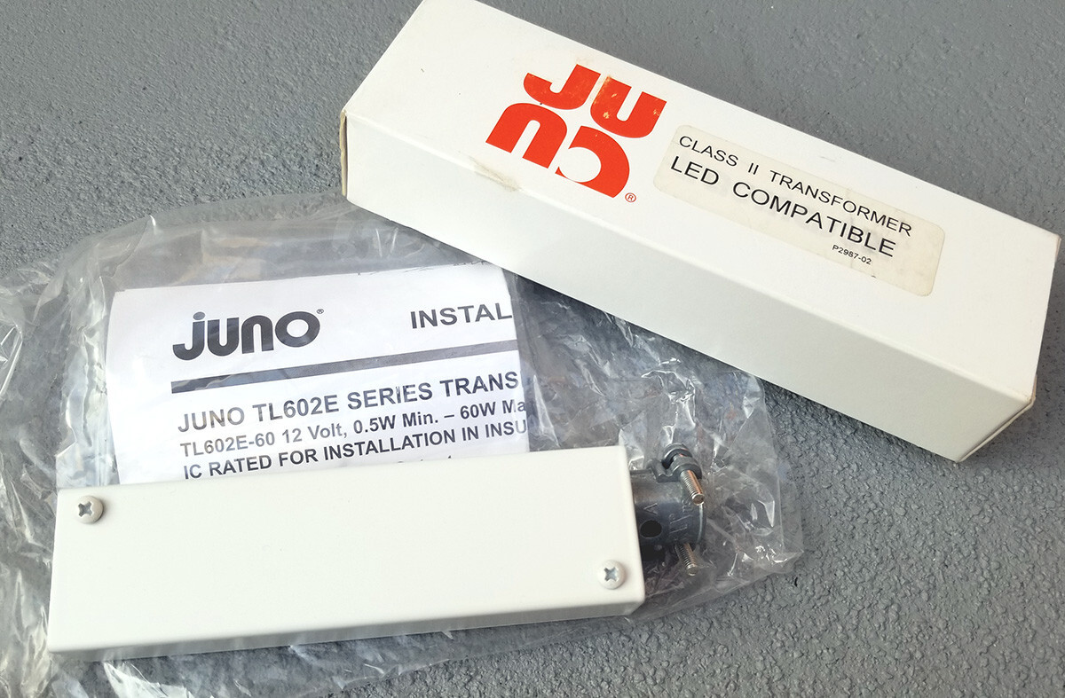 JUNO TL602E-25-WH - 12V-25W ELECTRONICTRANSFORMER TERMBLOCK for sale ...