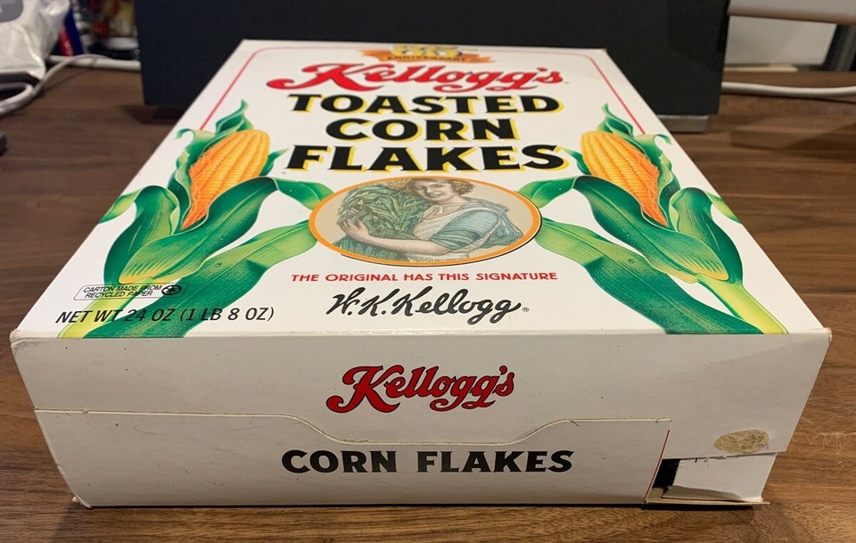Kellogg's 85th Anniversary 24oz box of Corn Flakes- HomePlate ad ...