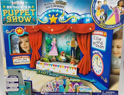 Be the Star: Puppet Show Battery Powered Kit Listen, Flip, Record Ages ...