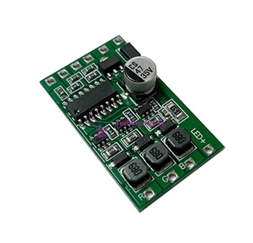 12V-24V 300mA DMX512 LED Constant Current Drive Power Module 3-CH RGB ...