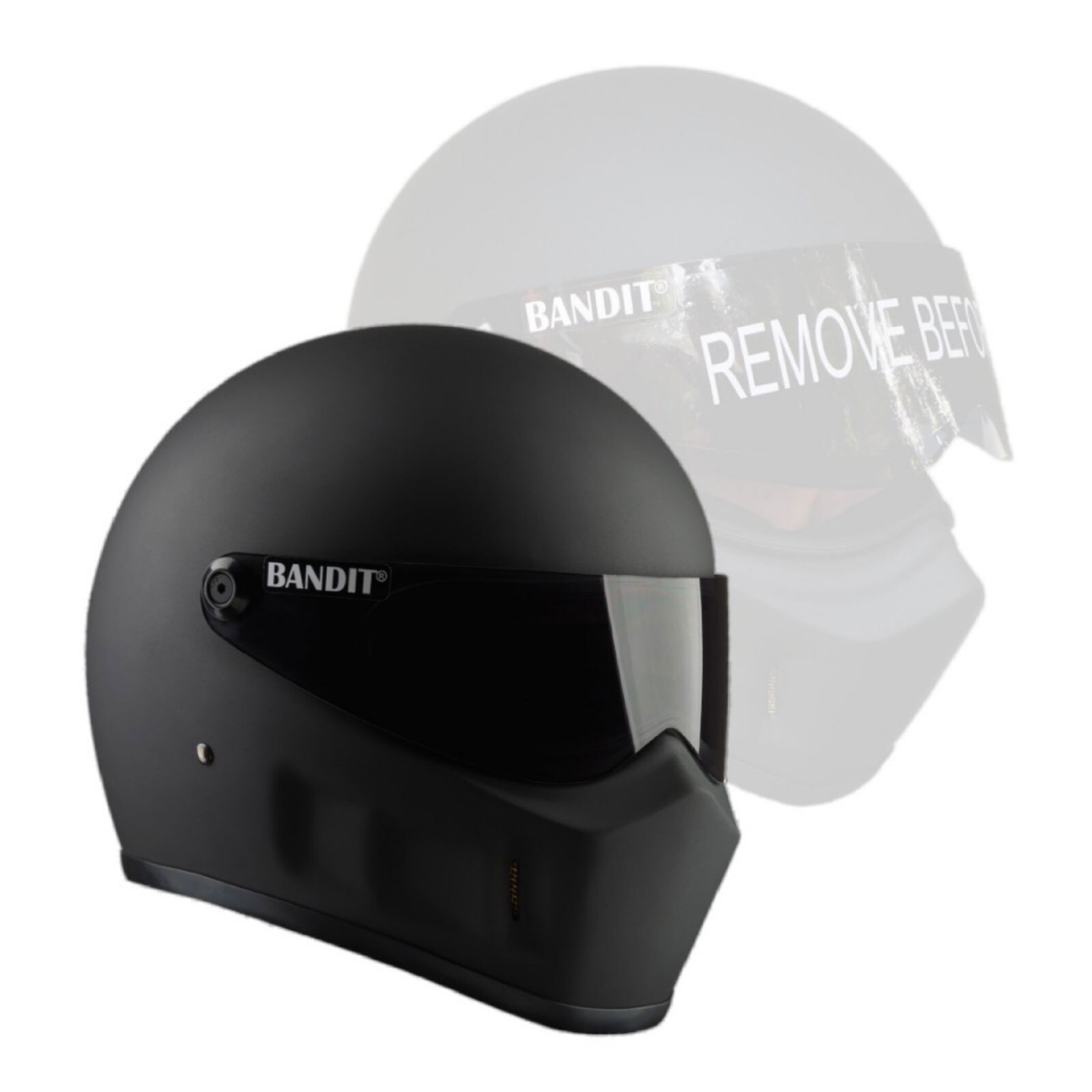 Bandit Helmets Super Street 2 Motorcycle Helmet Streetfighter ...