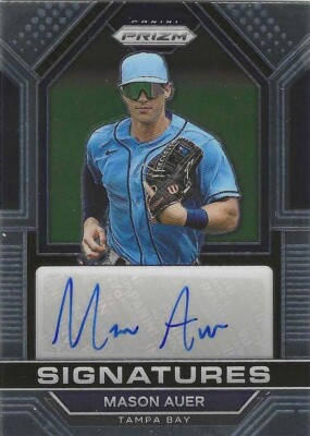 2023 Prizm Mason Auer Autograph Auto Signatures #SIG-MA Rays PWE | eBay
