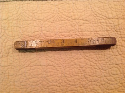 Vintage 36" Folding Measuring Stick Made in USA | eBay