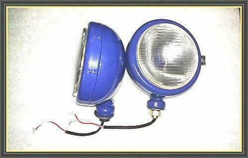 PAIR Head light Lamp Vertical Grill Mounted Fordson Super Dexta & Major ...