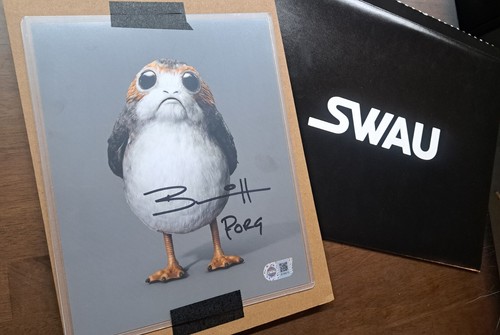 Porg Brian Herring Autograph 8x10 Signed SWAU BB8 Actor Star Wars | eBay