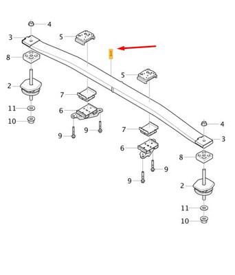 VOLVO XC90 MK2 Rear Leaf Spring 32370040 NEW GENUINE | eBay Australia