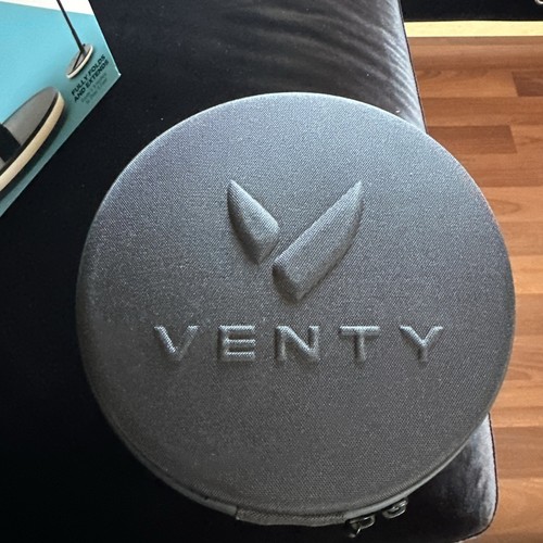 Venty portable Fan - Wireless Rechargeable Fan - 4 Speeds - LED ...