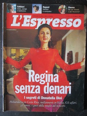 ESPRESSO 11 2001 DONATELLA DINI L'ALLARME AFTA DALLA GRAN BRETAGNA ...