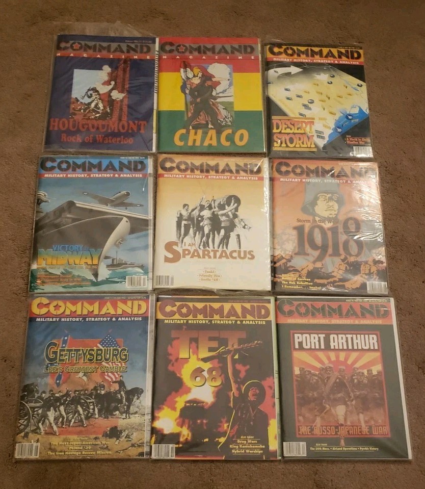 Command Magazine by XTR Complete Run Unpunched 1-54 | eBay
