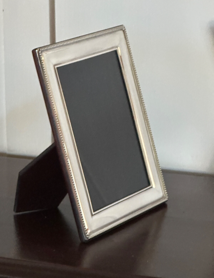 Vintage 1980s Sheffield Silver Photo Frame 5x7 Photo WOODEN BACK | eBay