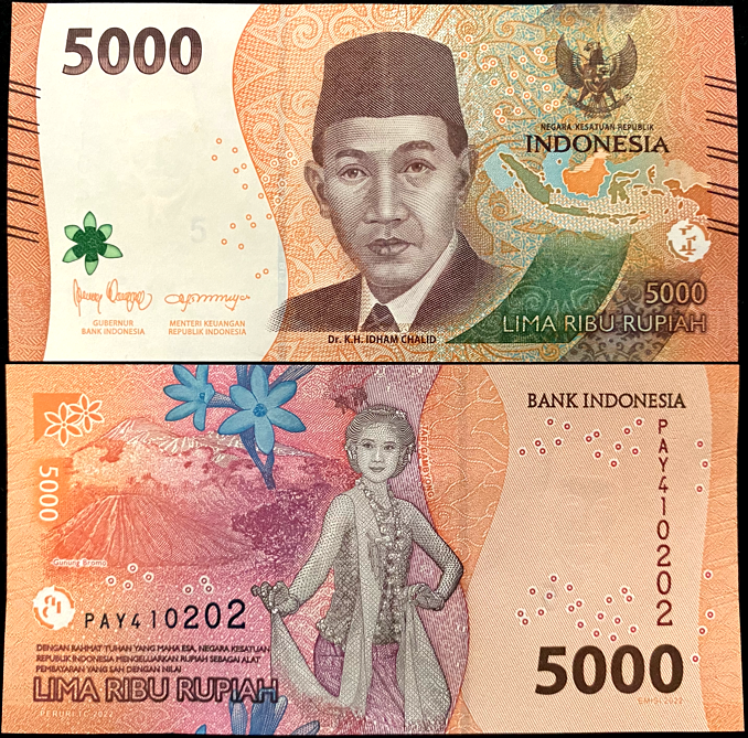 Indonesia 5000 Rupiah 2022 Banknote World Paper Money UNC Currency Bill ...